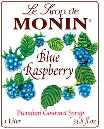 Blue Raspberry Syrup - Monin Canada
